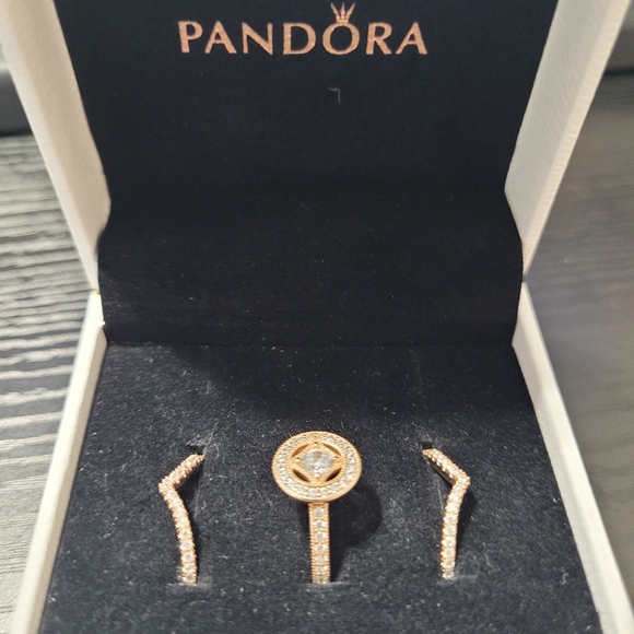 Pandora | Jewelry | Pandora Ring Set | Poshmark